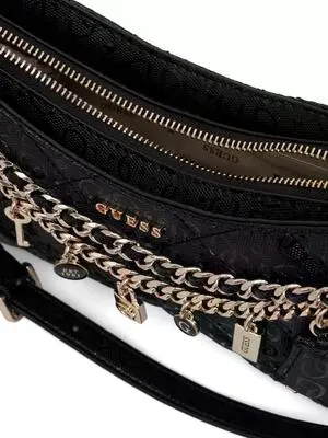 Guess Libby Quilted Charm-detail Shoulder Bag