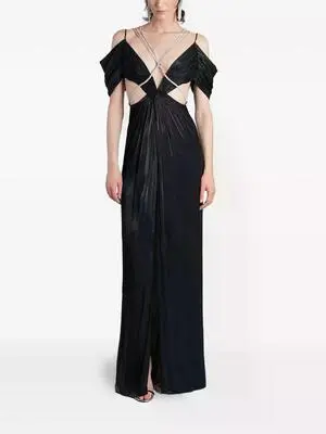 Costarellos Embellished Maxi Dress