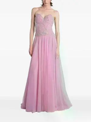 Costarellos Vivienne Strapless Gown