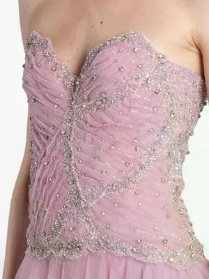Costarellos Vivienne Strapless Gown