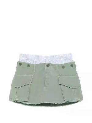 Alexander Wang Cargo Skirt - Green