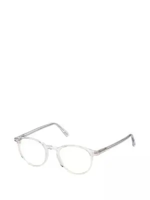 TOM FORD Round Frame Glasses - White