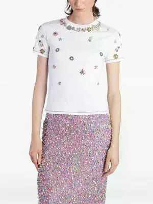 Costarellos Embellished T-shirt