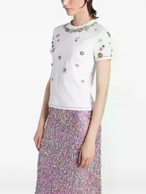 Costarellos Embellished T-shirt