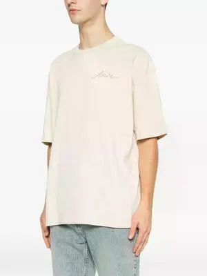 Amiri Logo-embroidered Bandana-patch T-shirt