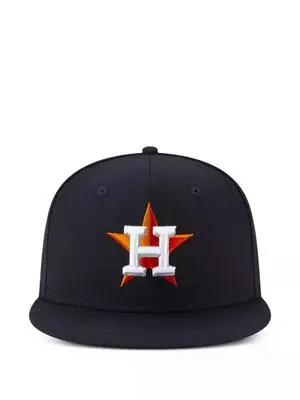 New Era Houston Astros Cooperstown Wool Fitted Cap - Black