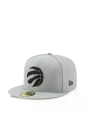New Era Toronto Raptors Authentic Fitted Cap - Grey