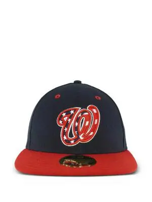 New Era Washington Nationals Low Profile Authentic Fitted Cap - Blue