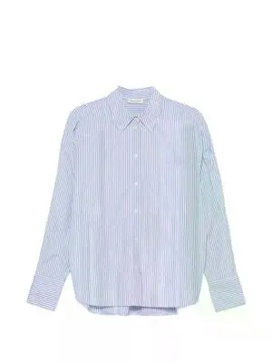 Marc O'polo Vertical Stripe Chest Pocket Shirt - Blue