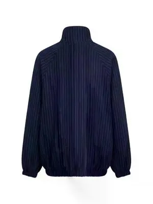 THE FRANKIE SHOP Baxter Pinstriped Track Jacket