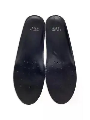 STUART WEITZMAN Animal Print Canvas Lace-up Sneakers