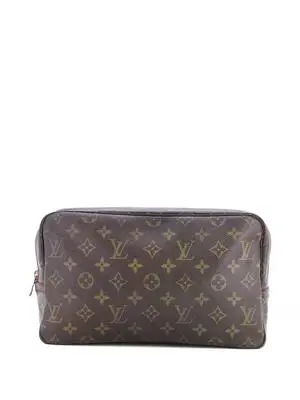 LOUIS VUITTON Toiletry Pouch Monogram Canvas 28 - Brown
