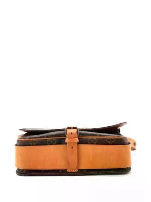 LOUIS VUITTON Cartouchiere Gm Monogram Canvas Crossbody Bag - Brown