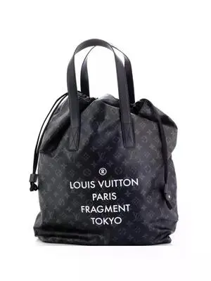 LOUIS VUITTON Monogram Eclipse Canvas Cabas Light Drawstring Bag