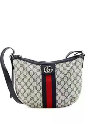 Gucci Ophidia Half Moon Hobo Bag - Blue