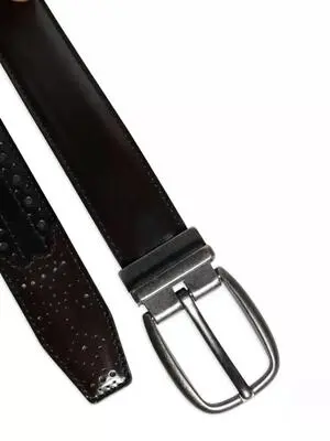 Dolce & Gabbana Brogue-detailed Leather Belt