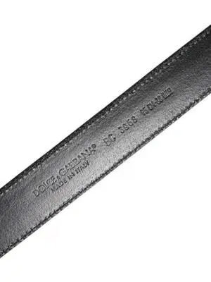 Dolce & Gabbana Brogue-detailed Leather Belt