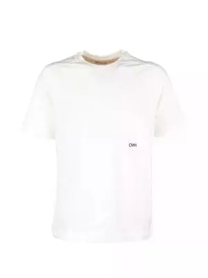 OWN Logo-detail Short-sleeve T-shirt - Neutrals
