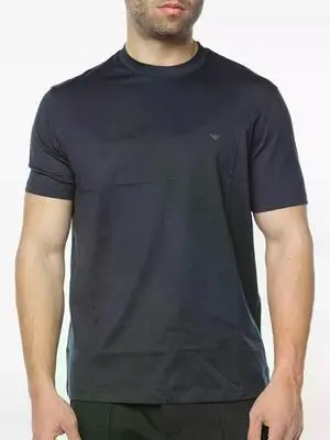 Emporio Armani Logo-detail T-shirt - Blue