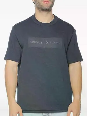 Armani Exchange Logo-print Short-sleeve Sweater