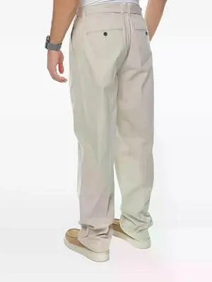 Emporio Armani Belted Straight-leg Trousers
