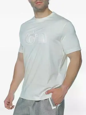 Emporio Armani Logo-embroidered T-shirt