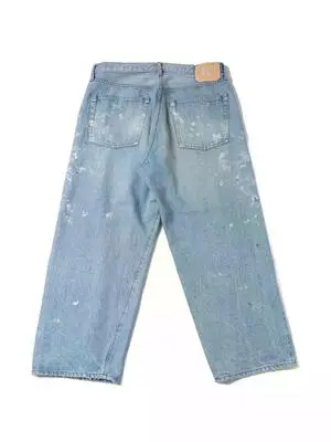 HERILL Distressed Paint-splatter Jeans