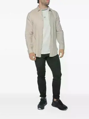 Armani Exchange Logo-embroidered Shirt