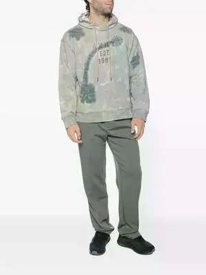 Armani Exchange Logo Hoodie - Neutrals