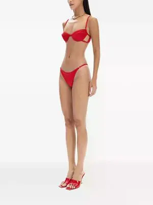 SELIA RICHWOOD Amy Shirred Pleated Bikini