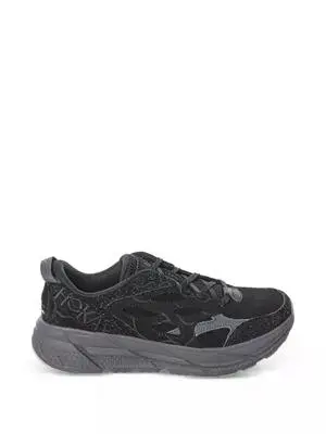 HOKA® Clifton L Suede Low-top Sneakers - Black