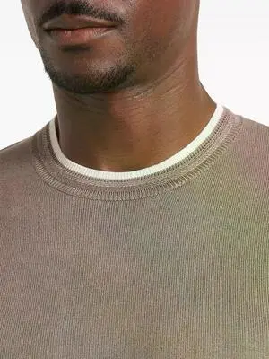 Manière De Voir Contrast Knit T-shirt