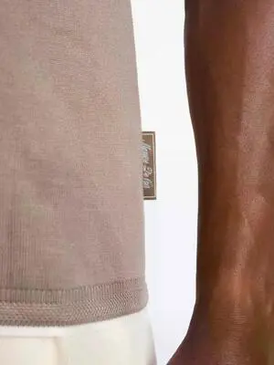 Manière De Voir Contrast Knit T-shirt