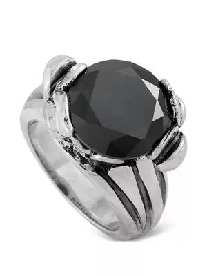 KING BABY STUDIO Sterling Cubic Zirconia Floral Ring