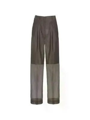 Peserico Tailored Trousers With Sheer Paneling