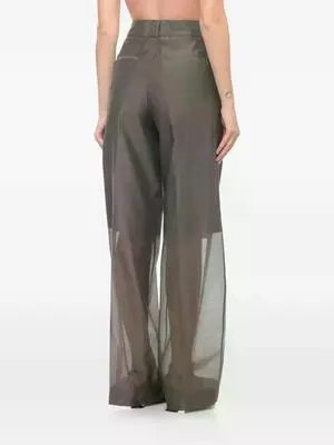 Peserico Tailored Trousers With Sheer Paneling