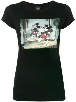 COUNTY OF MILAN Marcelo Burlon X Disney Mickey Mouse Print T-shirt - Black