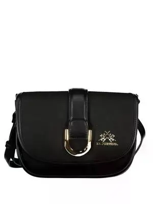 LA MARTINA Logo Plaque Foldover Cross Body Bag