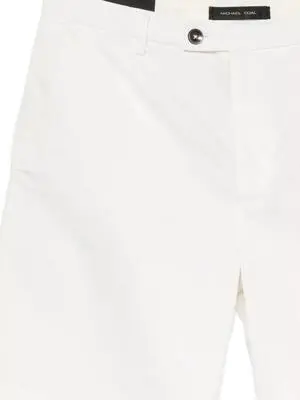 MICHAEL COAL Button-fastening Shorts - Neutrals