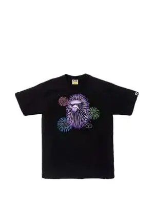 A BATHING APE Firework-print T-shirt