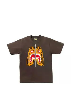 A BATHING APE Tiger-print T-shirt