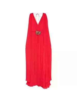 Silk Love & Lace V Neck Evening Dresses