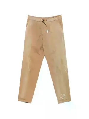 WHITE SAND Belted Trousers - Neutrals