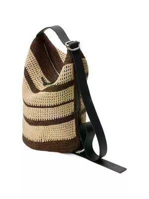 Loewe Striped Interwoven Shoulder Bag