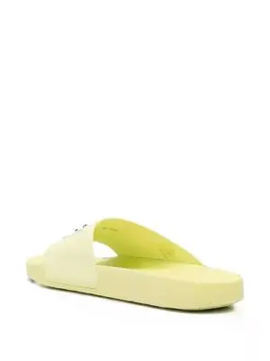Givenchy Logo Patch Slide Sandals