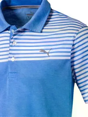 PUMA Clubhouse Striped Polo Shirt