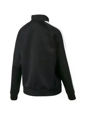 PUMA T7 Side-stripe Zip-up Sweatshirt - Black