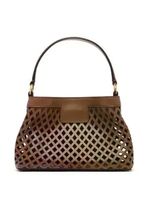 Bally Lock Me Laser-cut Leather Mini Bag