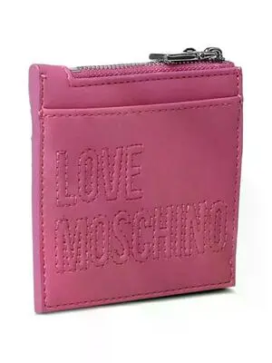 Moschino Logo-embossed Card Holder
