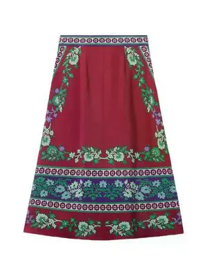 La DoubleJ Santa Monica Maxi Skirt - Red